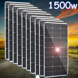 Jual 1500w 1200w 1000w 600w 450w 300w Solar Panel Kit Complete with ...