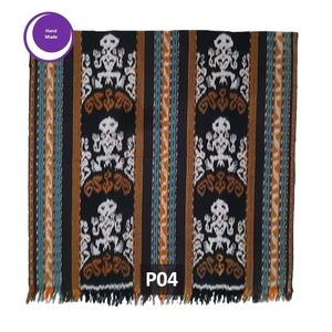 Jual C»F5 Kain Tenun Ikat Motif Patung Asmat Papua Berbagai Warna 120Cm ...