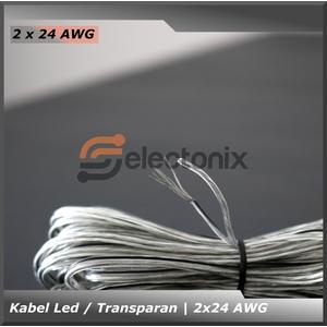 Jual KABEL LED 2 X 24 AWG [100 METER] - TRANSPARAN TERJANGKAU - Kota ...