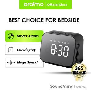 Jual Oraimo SoundView Wireless Bluetooth Speaker Smart Alarm Clock OBS ...