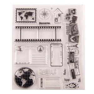 Jual Stempel Transparan Dekoratif Memori Perjalanan untuk Dekorasi DIY ...