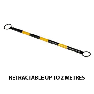 Jual Safety Cone Bar Palang Barikade Jalan Stick Cone (Hitam-Kuning ...