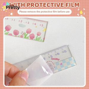 Jual Produk 15cm Bear Rabbit Ruler Multifungsi Diy Alat Gambar Siswa ...