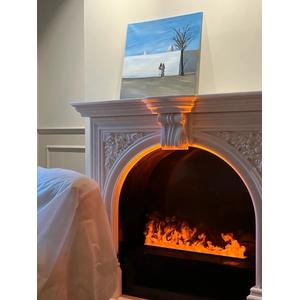 Jual Free Standing 3D Fire Flame Steam Water Vapor Electric Fireplace ...