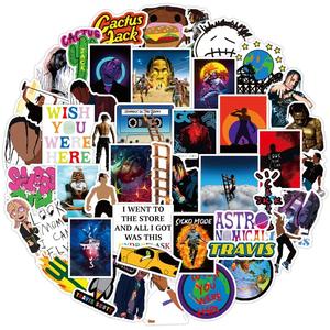 Jual 10/30/50PCS Cool Rapper Travis Scott Stickers Graffiti DIY Motorc ...
