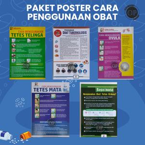 Promo Paket Poster Cara Penggunaan Obat - Cara Menggunakan Obat ...