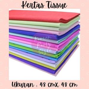 Jual 20 LEMBAR 1PACK Cotton Paper Kertas Tisue Flower Wrapping Tissue ...