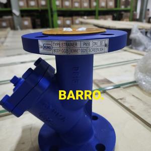 Jual Y Strainer 3/4" Inch DN 20 Cast Iron PN 16 Flange Saringan Steam ...