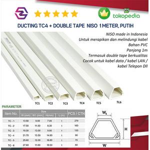 Jual cable duct TC4 ducting with double tape - Kab. Banyumas - GROSIR ...