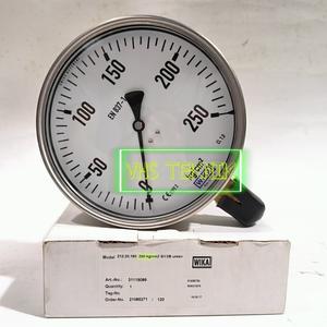 Jual PRESSURE GAUGE WIKA 6 INCH 250 KG ASLI GERMANY Best - Kota ...