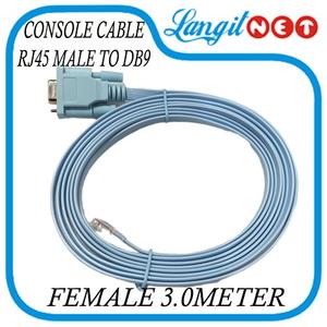 Jual CONSOLE CABLE RJ45 MALE TO DB9 FEMALE 3 METER - Kab. Sidoarjo ...