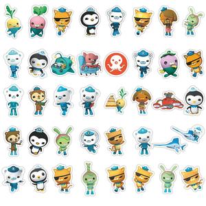 Jual The Octonauts Sticker waterproof stationery box stickers Reusable ...
