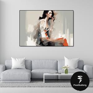 Jual Lukisan Top Model Dalam Ilustrasi Wall Decor Estetik Cetak - Cetak ...