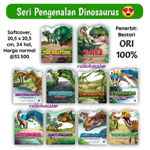 Jual Softcover. Buku Seri Pengenalan Dinosaurus T-Rex,Triceratops,dkk ...