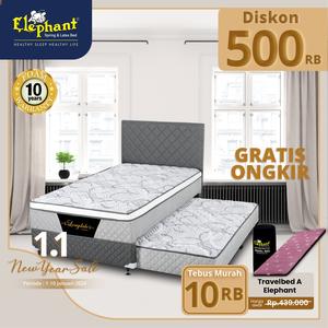 Promo Springbed / Kasur 2 in 1 Elephant Longdale Rebounded - Authentic ...