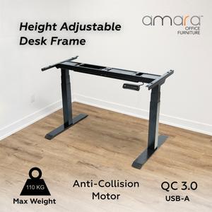 Jual PREMIUM RANGKA Kaki Meja Kerja Meja Otomatis Dual Motor Height ...