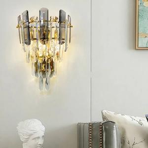 Jual . Modern Minimalist Light Luxury Crystal Glass Rod Wall Lamp ...