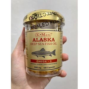 Jual K-MAX ALASKA DEEP SEA FISH OIL OMEGA-3 ISI 100 TUTUP EMAS ...