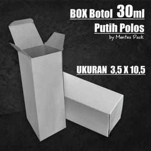 Jual PREMIUM Box Spray PUTIH / kemasan botol / box parfum 30ml / Box ...