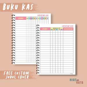 Jual BAGUS!!! Buku Kas Catatan Keuangan A5 Jilid Spiral Pastel Color ( Free - A3 - Jakarta Timur ...