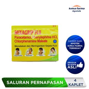 Jual MIXAGRIP FLU 4 KAPLET / OBAT FLU / KIMIA FARMA - Kota Manado ...