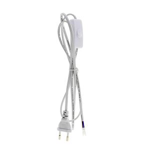 Jual EU Plug Power Cord AC 220V with Switch Connector 1.8M Extension ...