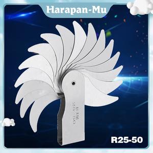 Jual Radius Gauge /Alat Ukur Radius R25-50 R Gauge Alat Pengukur Radius ...