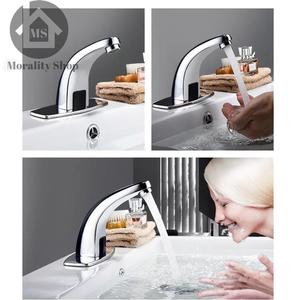 Jual Kran sensor wastafel kuningan W38-keran air otomatis sink listrik ...