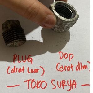 Jual PLUG 1/2" BESI PLUG 3/4" BESI DOP 1/2" BESI DOP 3/4" BESI PLUG ...