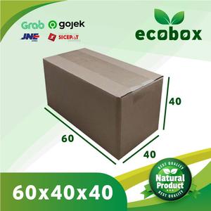 Jual KARDUS BOX uk 60x40x40 CM Kotak Packaging Corrugated SHEET POLOS ...