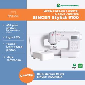Jual Mesin Jahit Portable SINGER Stylist 9100 Digital & Computerized ...