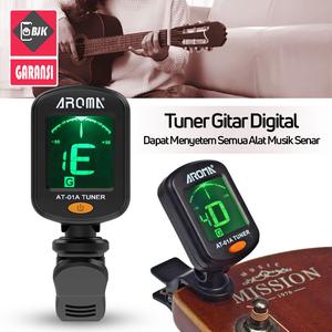 Jual Tuner Gitar Digital Chromatic Universal Tone Calibration AT01A ...