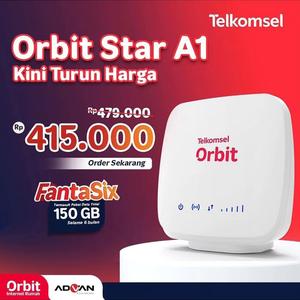Jual Modem Router Wifi Telkomsel Orbit Star A1 4G LTE Free Telkomsel ...