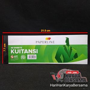 Jual BUKU KUITANSI PAPERLINE KWITANSI KECIL PPL KT 40 M ISI 40'S - Kota Medan ...