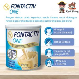 Jual FontActiv One Rasa Vanila 400 Gr - Susu Penambah Nutrisi Dewasa ...