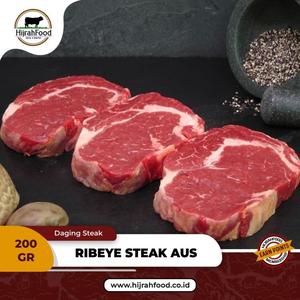 Jual Beef Ribeye Steak AUS Daging Sapi Rib-eye Cuberoll - Steak Cut 200 ...