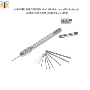 Jual MINI PEN BOR TANGAN MINI MANUAL Hand Drill Manual Bahan Aluminium ...