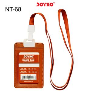 Jual JOYKO Name Tag / Gantungan Kartu Nama Vertical NT-68 Coklat - Kota ...