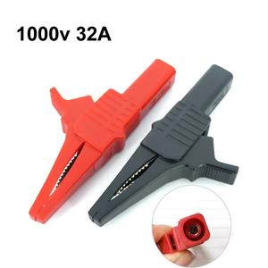 Jual red black 1000V 32A crocodile clips full insulated copper ...