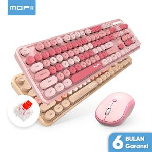 Jual Mechanical Keyboard Wireless Red Switch Dan Mouse Wireless Set ...