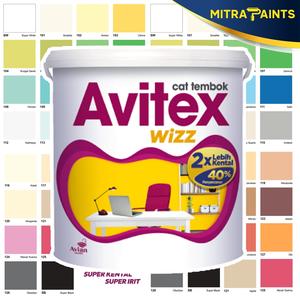 Jual CAT TEMBOK AVITEX WIZZ 5 KG / CAT TEMBOK INTERIOR AVIAN - LASTING ...