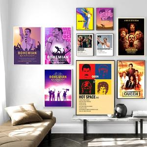 Jual Queen Band Music Poster Freddie Mercury Rock Band Singer Star Home ...