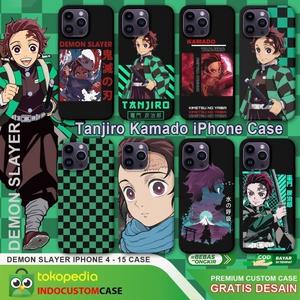 Jual Casing Hard Case Anime Demon Slayer Tanjiro Kamado iPhone 15 Pro ...