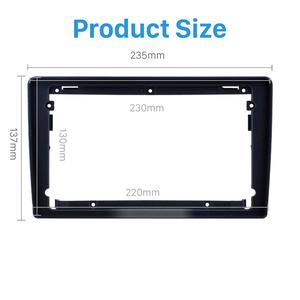 Jual 5X 2Din 9 Inch Car Control Fascia Audio Frame Radio Stereo Panel ...