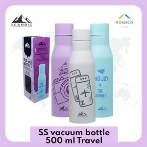 Jual SCANDIC TRAVEL I vacuum bottle 500 ml I Tumbler Botol Gelas Stainless Premium - Putih - Kab ...