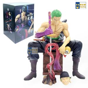 Promo One Piece Action Figure Sitting Roronoa Zoro Evil Studio - Zoro ...
