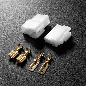 Jual Universal T-Type 2 Pin DC Power Male Female Connector Plug for ...