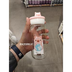 Jual MINISO Botol Minum GiGi Pig Series High Borosilicate Glass - Kota ...