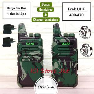 Jual Radio Ht Wlan Loreng Hijau Army - Ht Wln Loreng Hijau Army Isi 2Pc ...