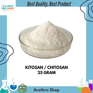 Jual Q Q3 CHITOSAN POWDER / KITOSAN SERBUK 25 GRAM FOOD GRADE BEST ...